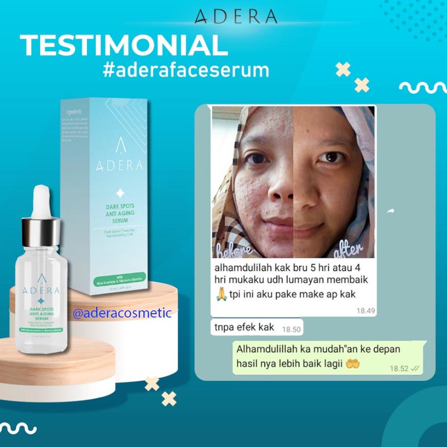 HITAM Best - Serum Adera Adera Face Serum Anti Acne/Acne, Adera Serum Dark Spot/Black Spots ...