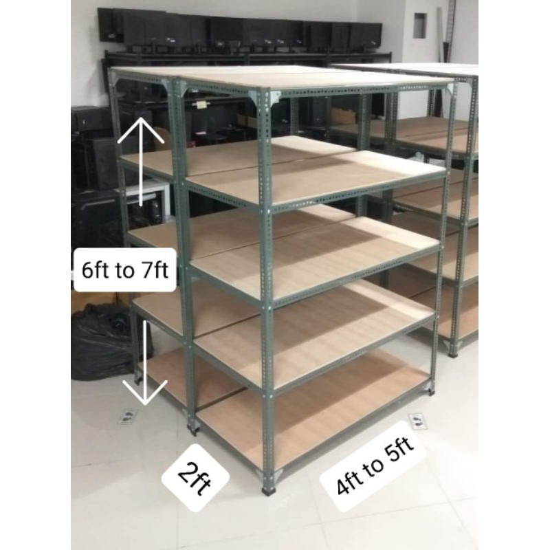 Gray Warehouse Racks - 6ft/7ft x 4ft/5ft x 2ft - 5L/4L | Shopee Philippines