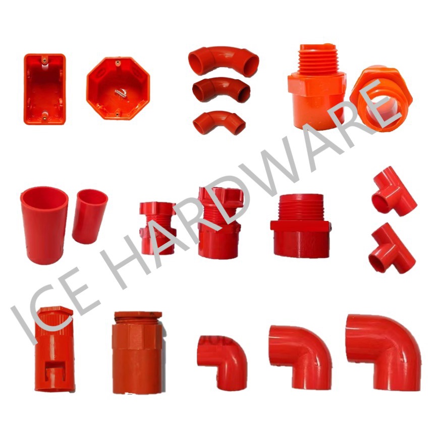 PVC tee/elbow/Flexible/Connector/Adapter With Locknut/Utility box ...