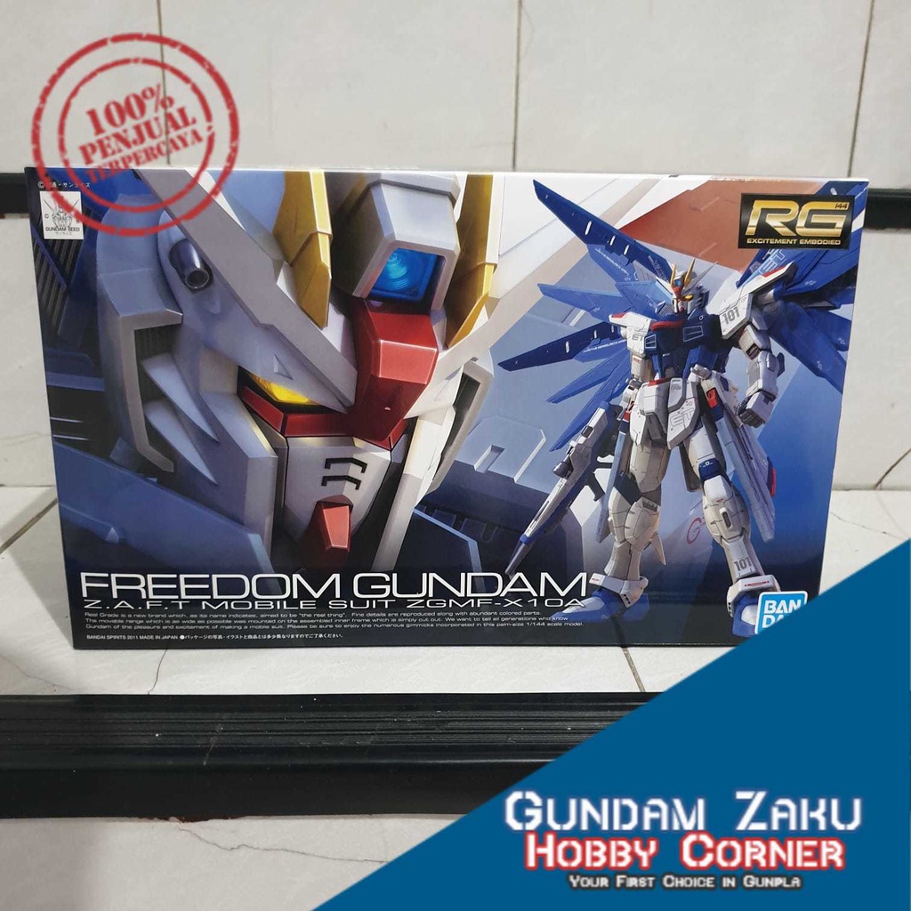 Rg FREEDOM GUNDAM BANDAI | Shopee Philippines