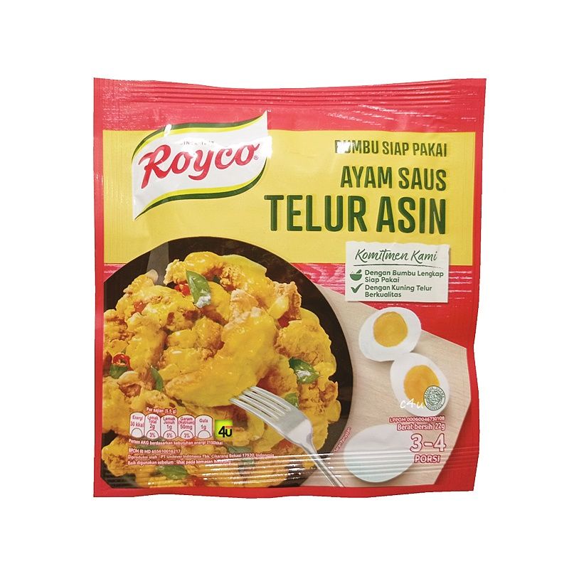 HIJAU Royco Ayam Bumbu Salted Egg Sauce 22gr Royco Complete Bumbu Fried ...