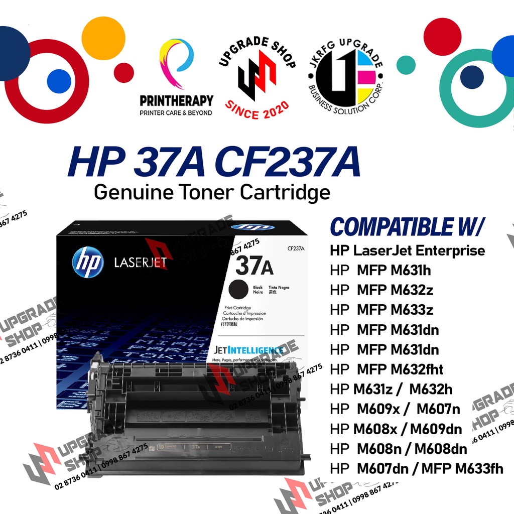 CF237A Black Original LaserJet Toner Cartridge 237A 37A 37 | Shopee ...