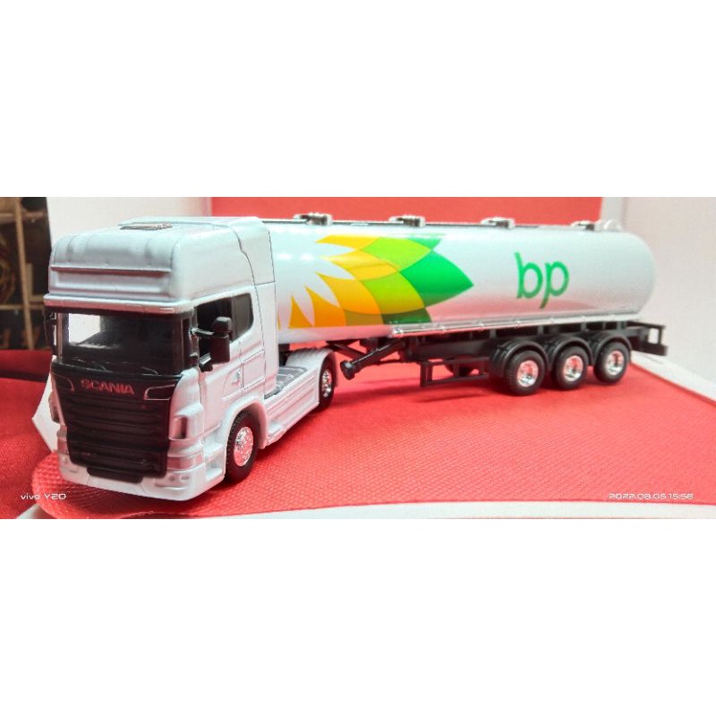 Welly Diecast car scania v8 r730 oil tanker truck(Bp) | Shopee Philippines