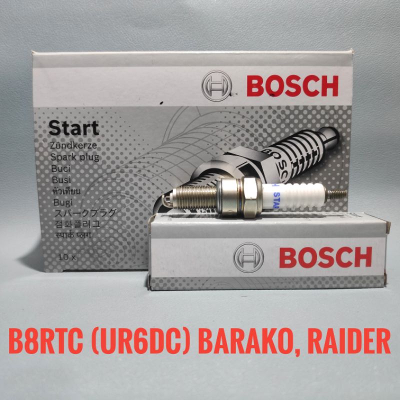 BOSCH SPARK PLUG ORIGINAL 100% XRM/MIO/BARAKO/TMX/WAVE/RAIDER | Shopee ...