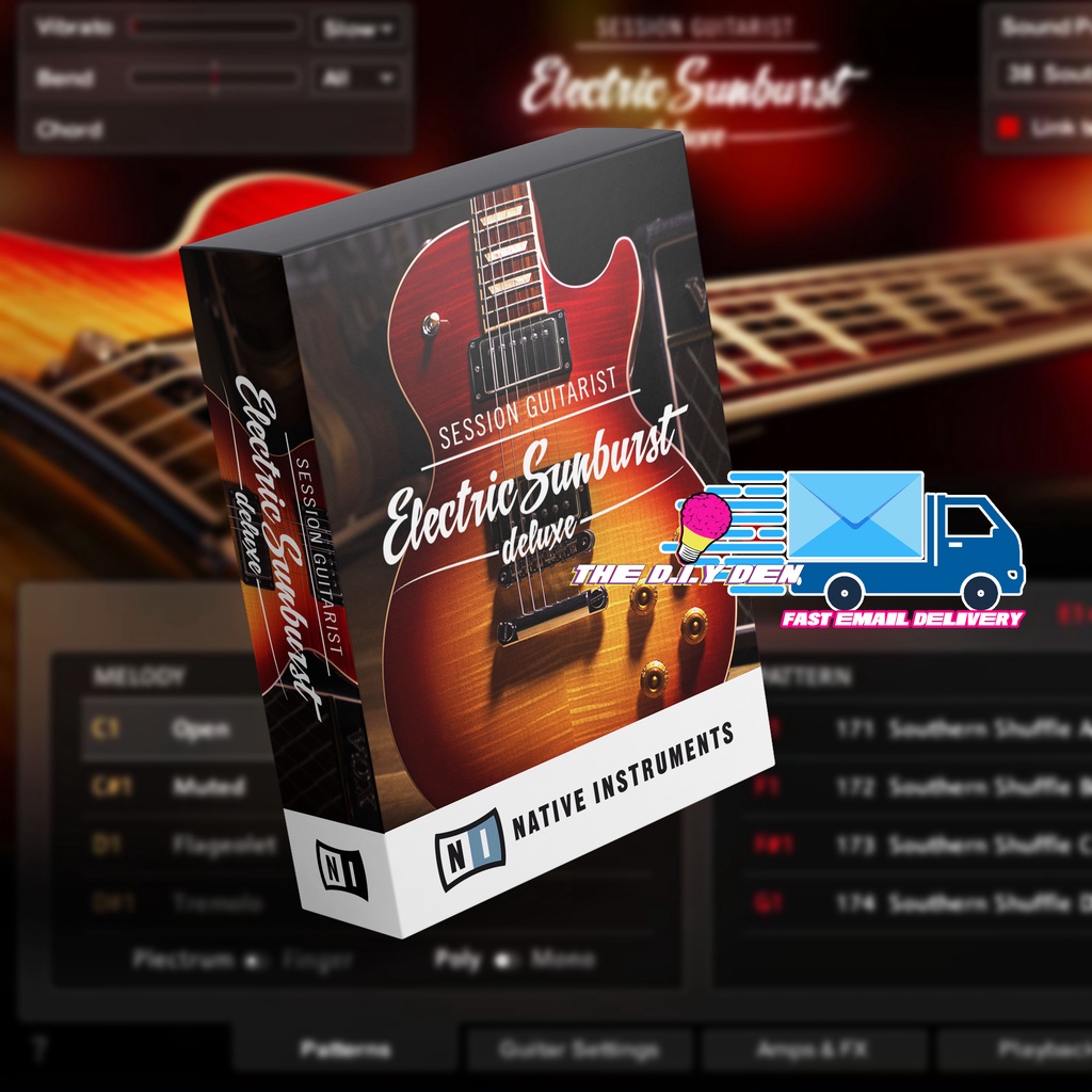 Native Instruments Session Guitarist Electric Sunburst Deluxe - Kontakt Windows/Mac | Shopee ...