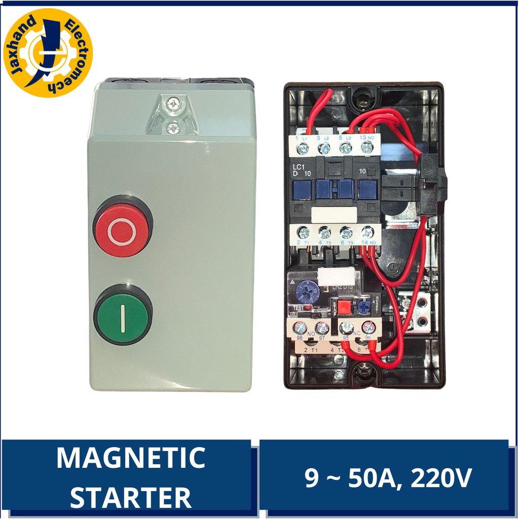 Magnetic Starter 3HP to 20HP, LE1-D Series DOL Starter | Shopee Philippines