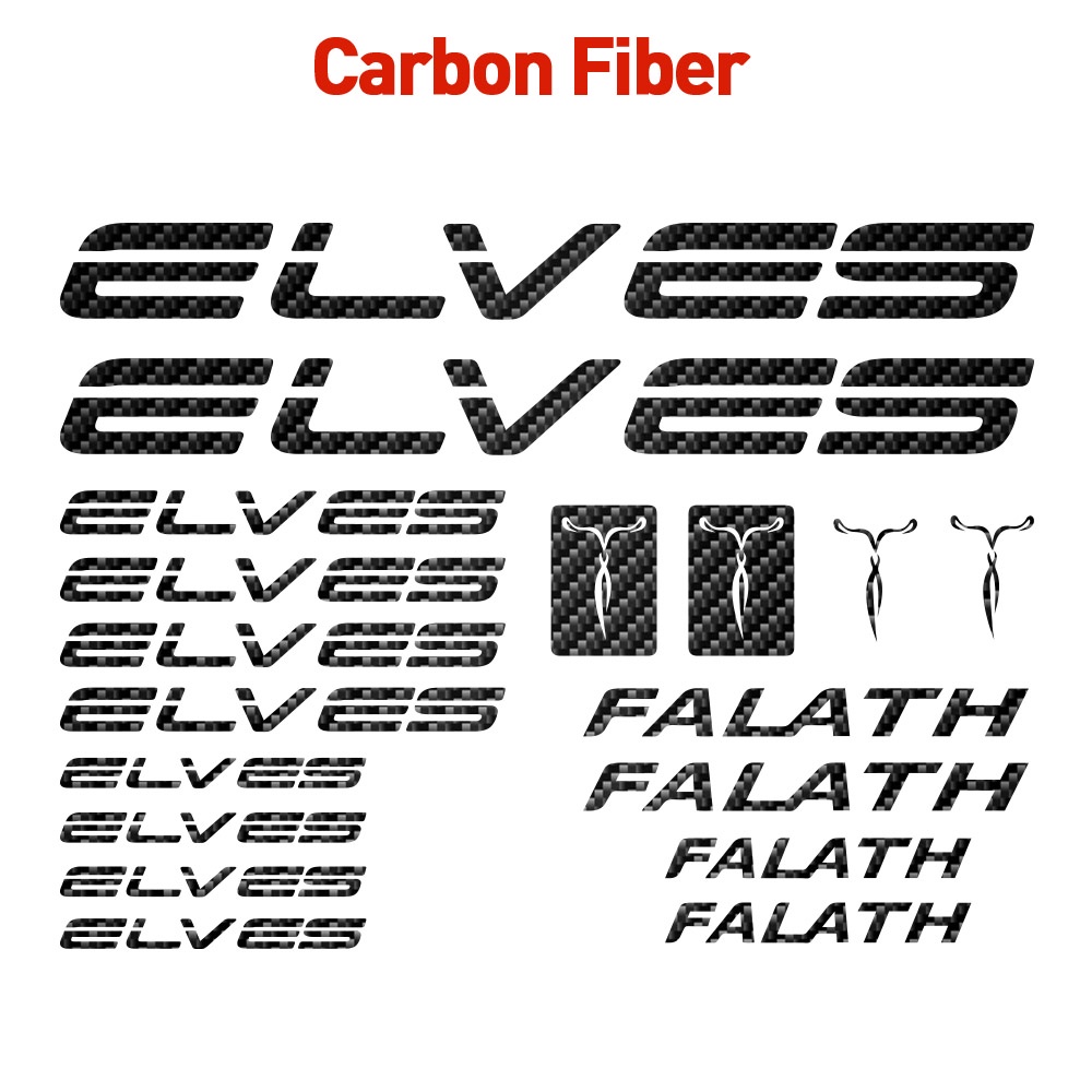 ELVES Bike Frame Vinyl Sticker Decal for Mountain Bike and Road Bike ...