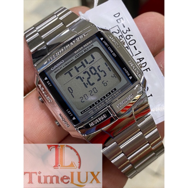 Casio Vintage Db 360 1a Db360 Silver Shopee Philippines