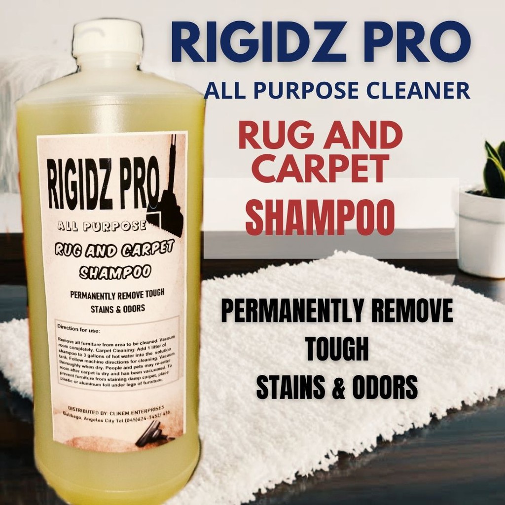 Rug and Carpet Shampoo Rigidz Pro All-purpose 1 liter | Shopee Philippines