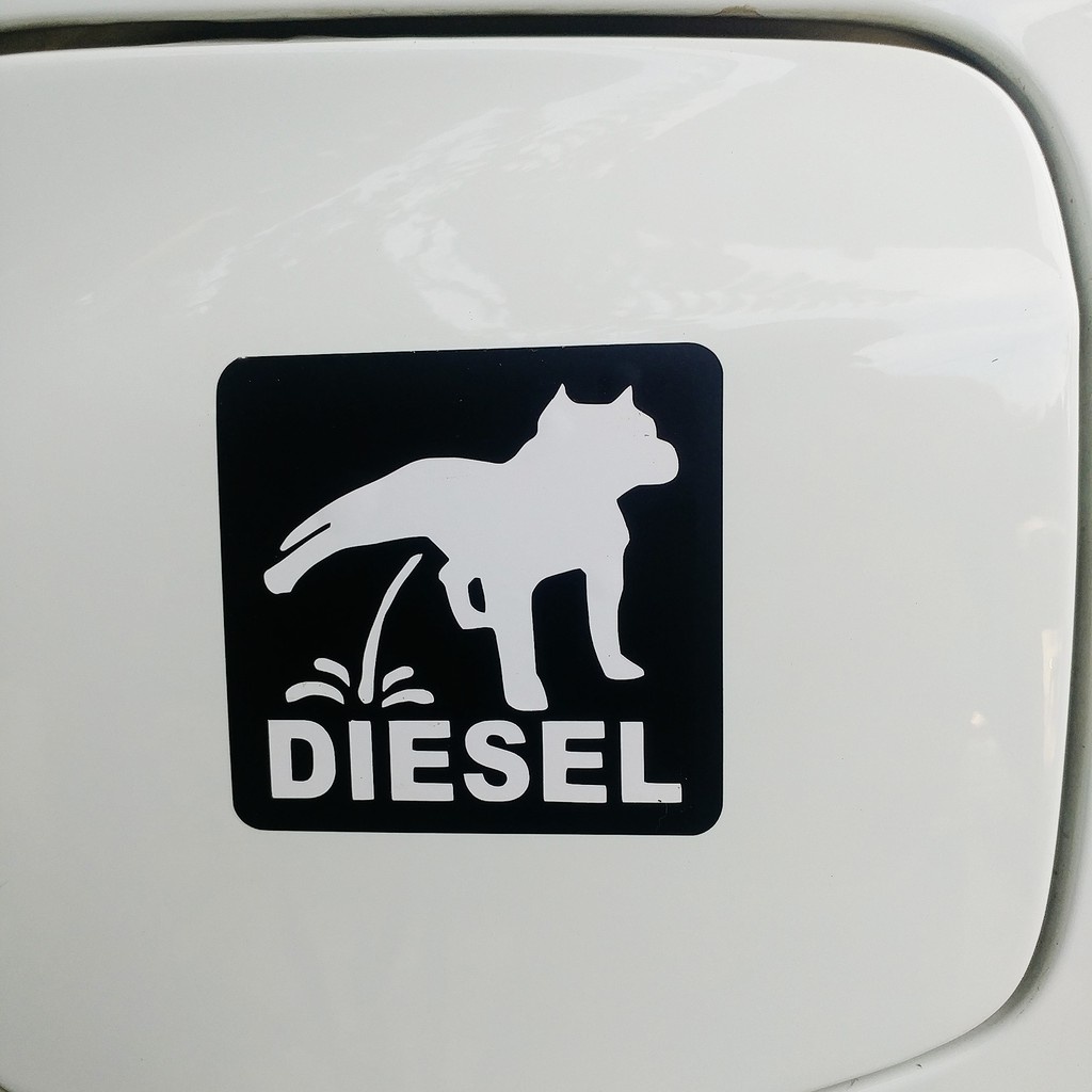 Sticker | Diesel Pit Bull | Decals | Vinyl Weather Proof | 3 inches ...