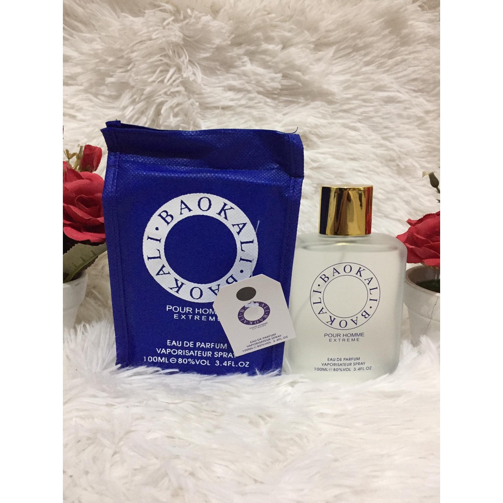 BAOKALI PERFUME SPRAY FOR MEN 100ML WITH POUCH | Shopee Philippines