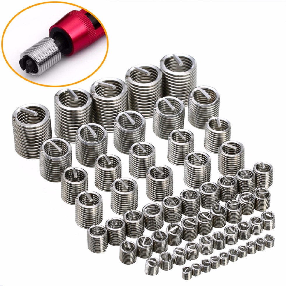 60pcs/set New Stainless Steel Thread Repair Insert Kit M3 M4 M5 M6 M8 ...