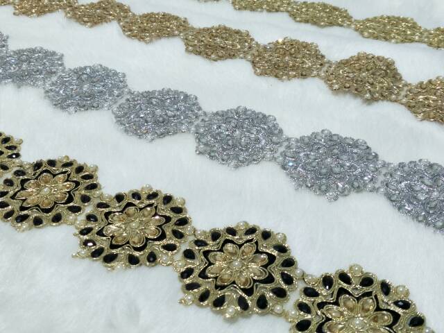 Indian gem lace (50cm) | Shopee Philippines