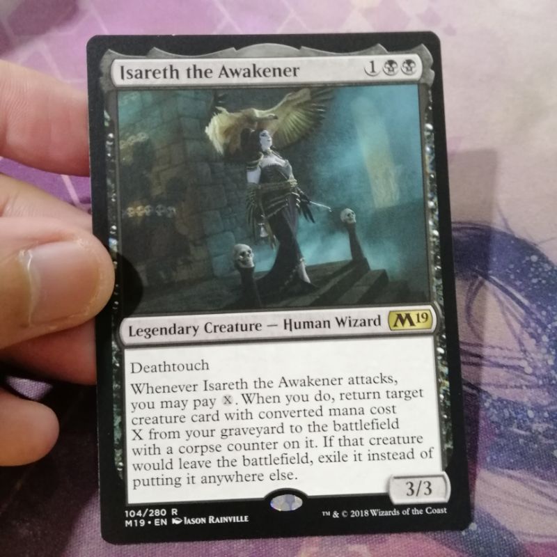 1 Isareth the awakener M19 magic 2019 MTG black rare | Shopee Philippines