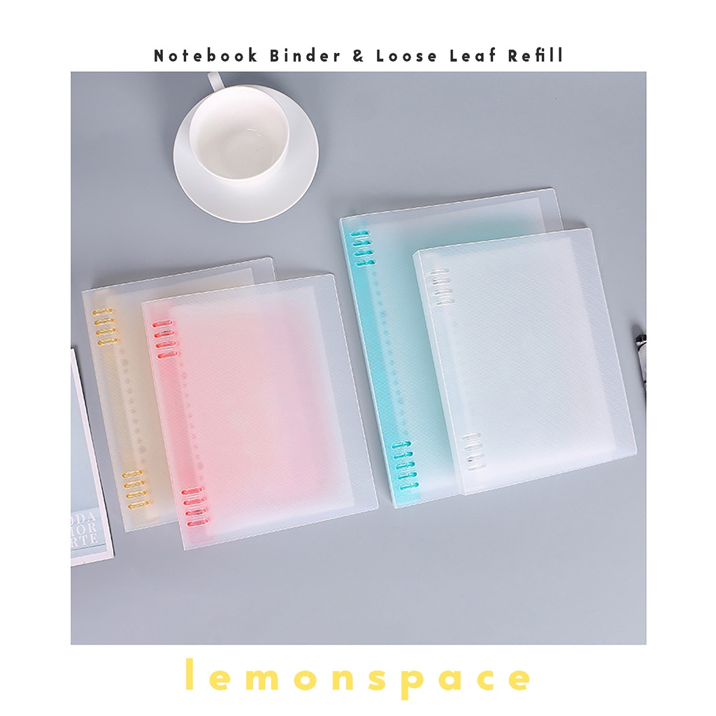 ON HAND Notebook Binder A5 B5 A4 Loose Leaf REFILLS Blank/Line/Grid ...