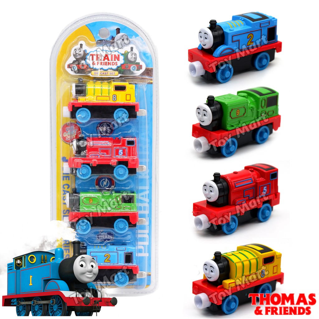Magnet Thomas & Friends Pull Back Train Die Cast Set Series 4 in 1 Set ...