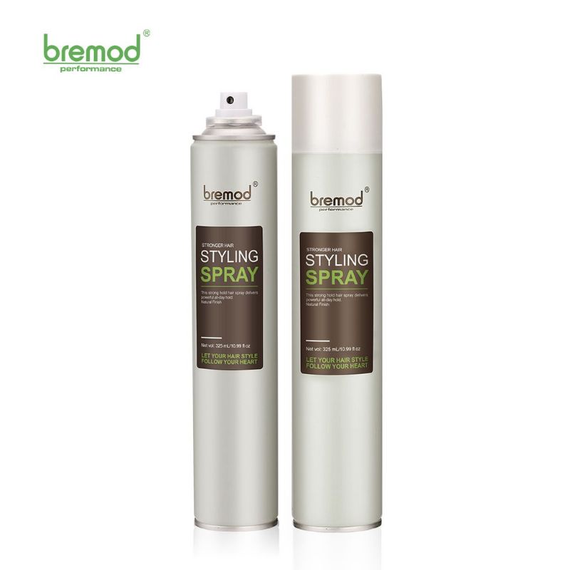 Bremod 325ml Hair Spraynet Strong Hold Salon or Daily Use Styling ...