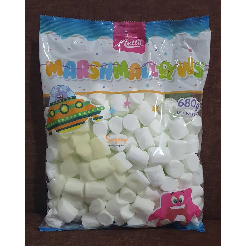 Mello MARSHMALLOW 680 grams Big Size For Smores Fondant and Snack ...