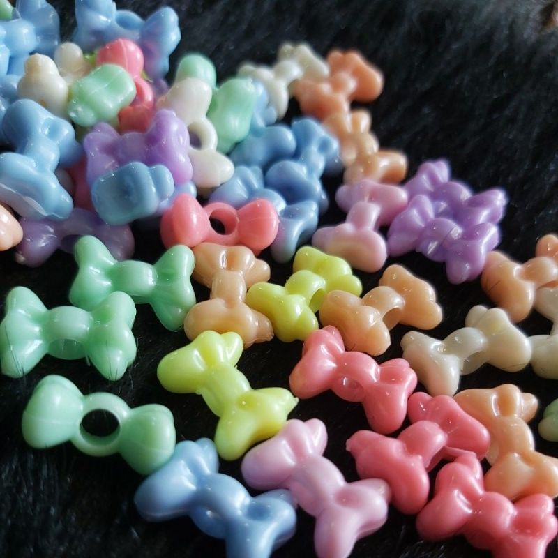 ACRYLIC RIBBON BEADS | Shopee Philippines