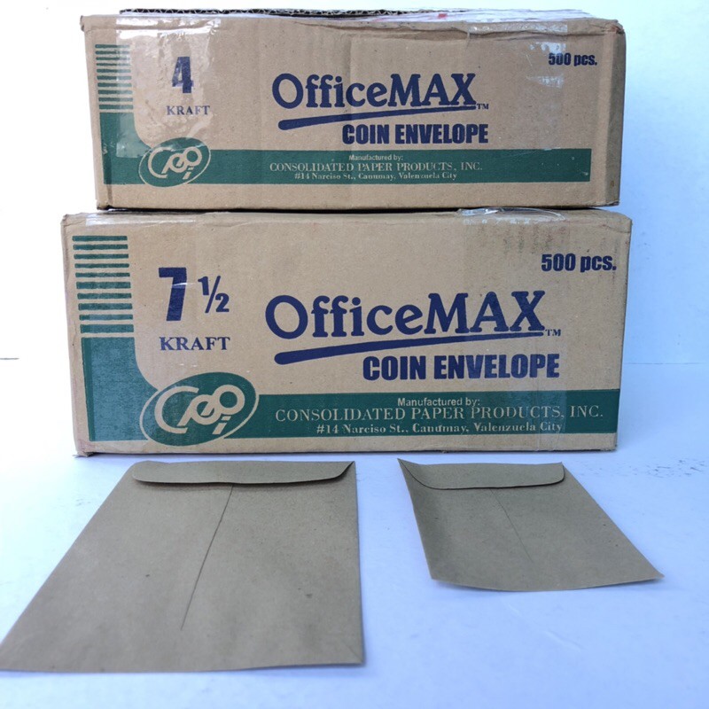 25pcs Coin Envelope #4, #7 | Shopee Philippines