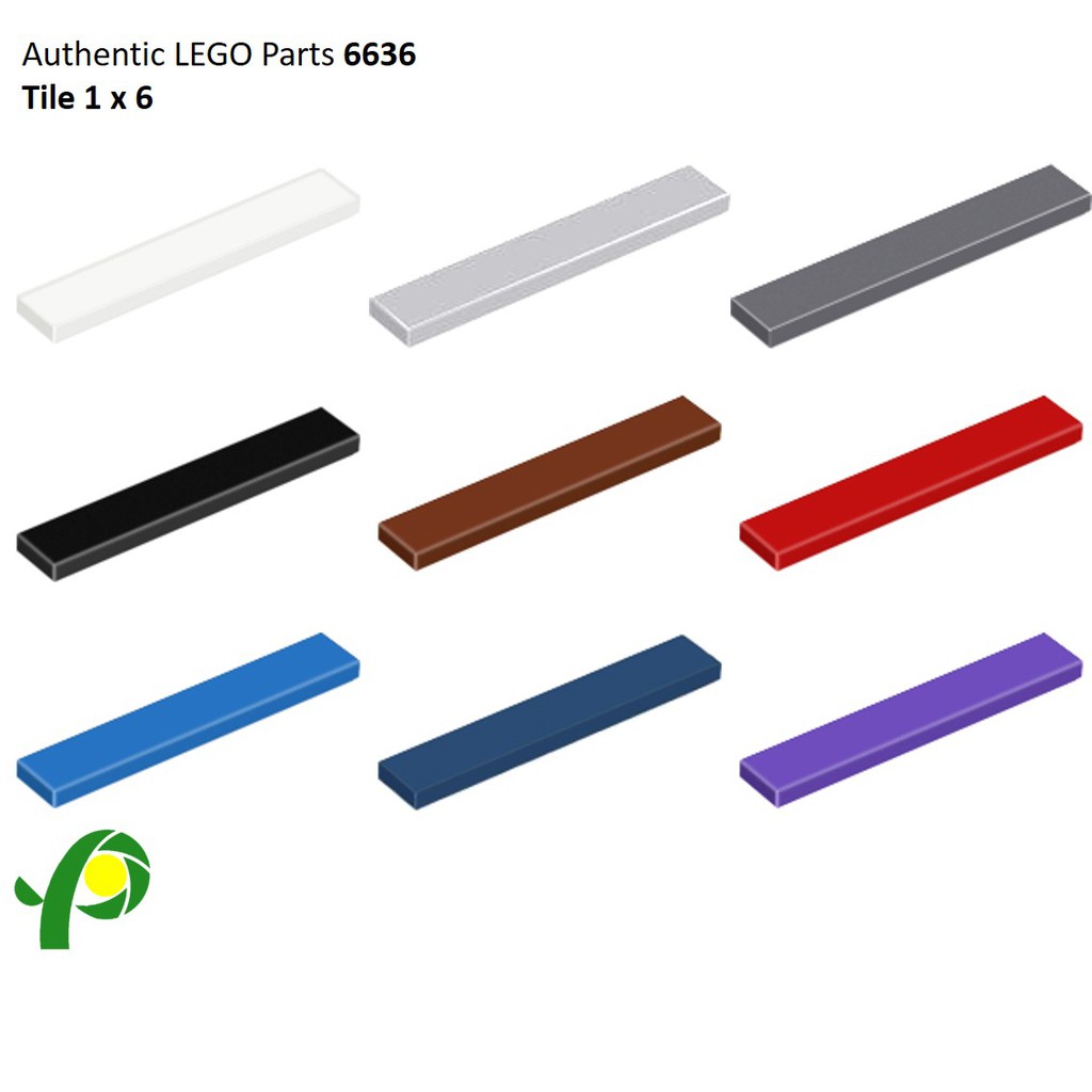 LEGO Parts 6636 Tile 1x6 | Shopee Philippines