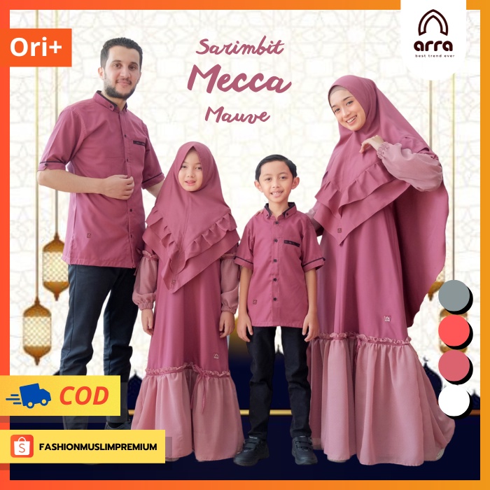 Mecca MAUVE Fashion Clothing Koko Gamis Kurta Pakistan Muslim Men Women ...