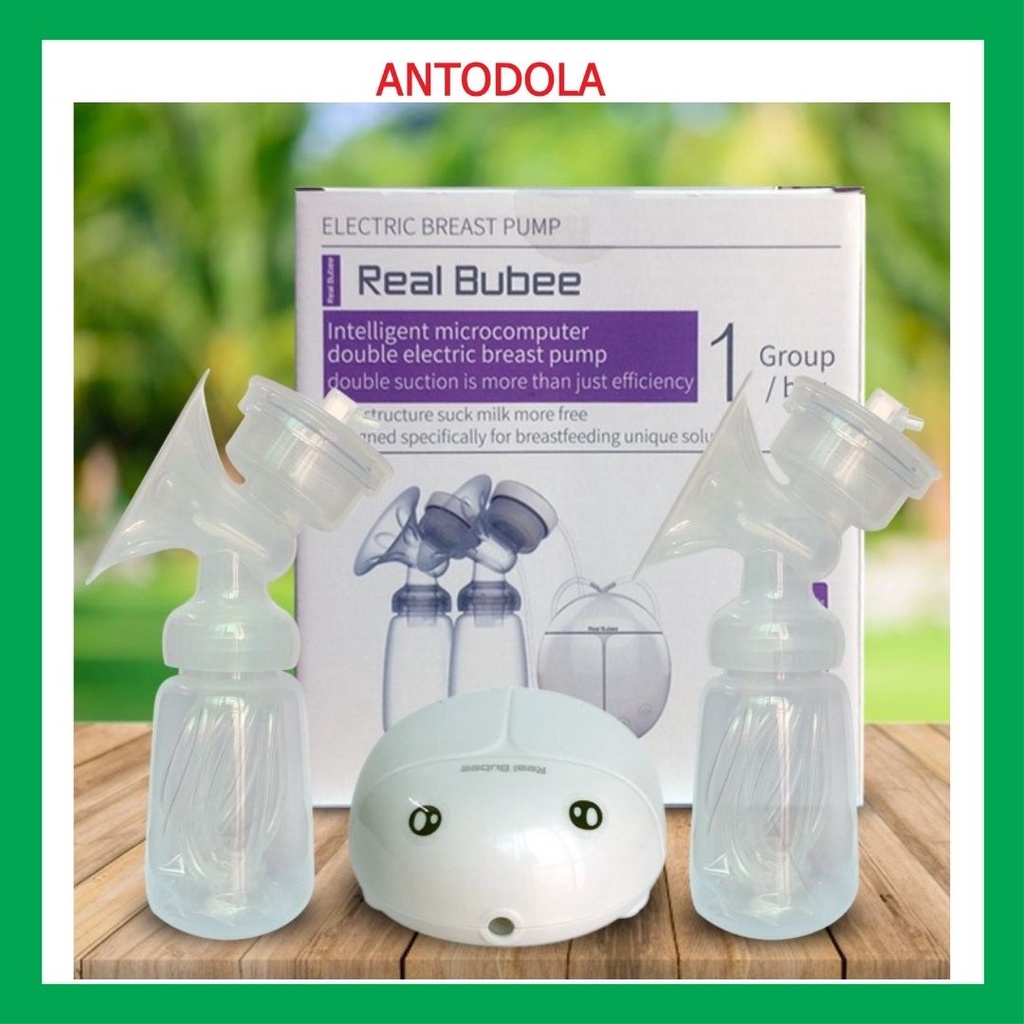 Real Bubee Electric Breast Pump (With Box Of 30 G-Baby Milk Storage ...
