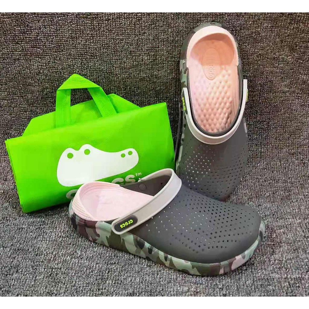 Crocs Literide Graffiti Camouflage Sandals | Shopee Philippines