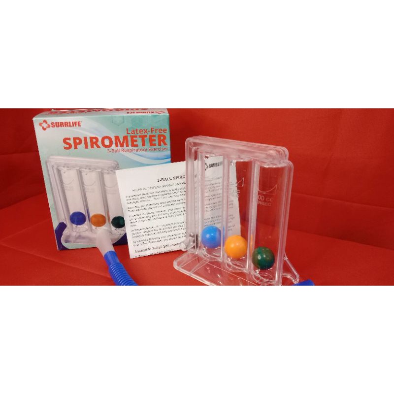 Spirometer 3balls Lung exerciser | Shopee Philippines