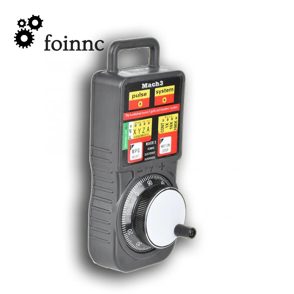 CNC MACH3 USB Industrial Electronic Handwheel 4 Axis Manual Pulse Generator MPG Pendant ...