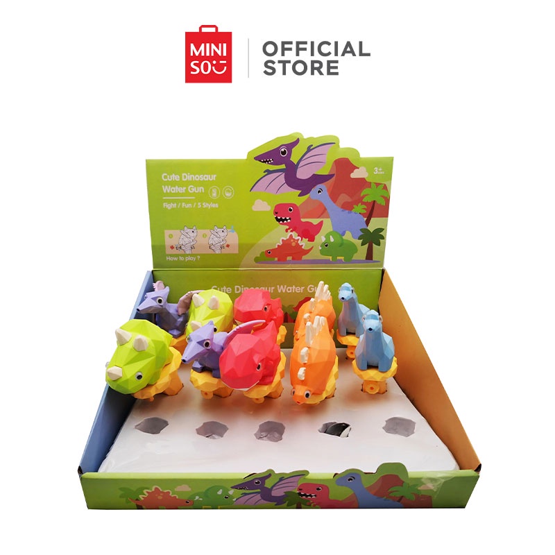 MINISO 5 5in Small Dinosaur Water Gun 5 Assorted Models | Shopee ...