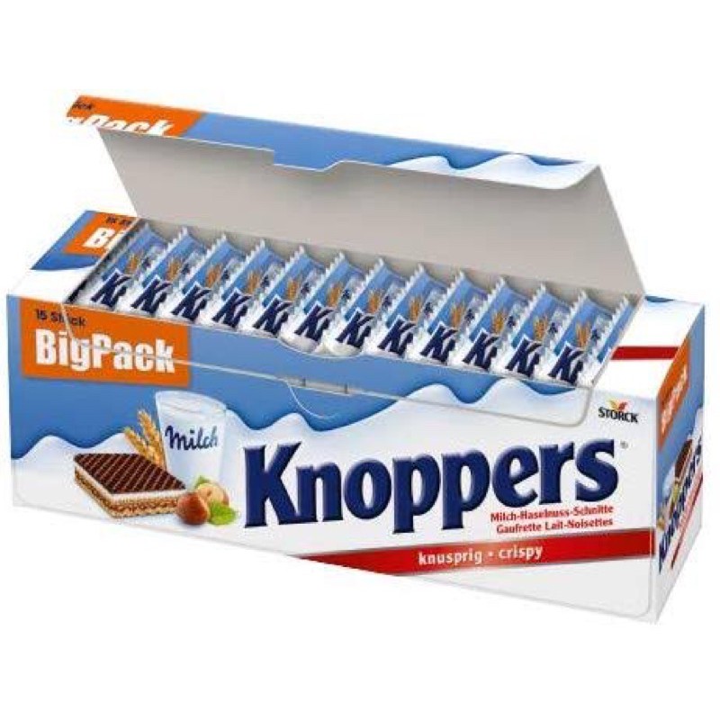 knoppers 3 Layers Chocolate And Milk Coated Wafers From Germany Expire ...