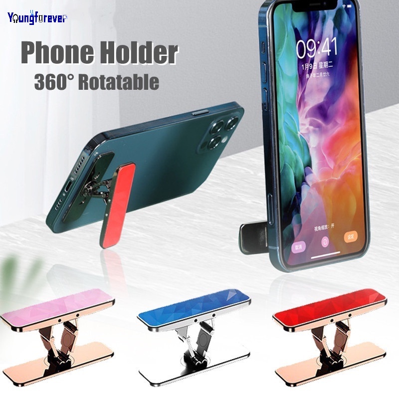 Simple Self Adhesive Folding Ring Buckle Metal Stand/ Creative 360 ...