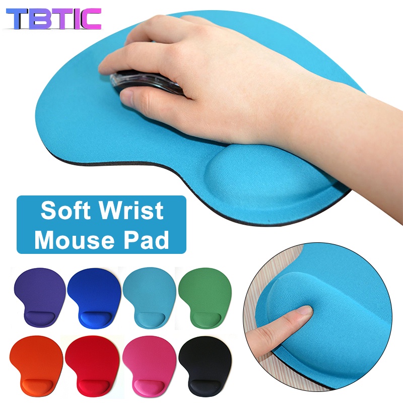 Solid Color Mouse Pad Eva Wristband Gaming Mousepad Mice Mat ...
