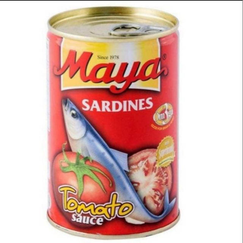 Maya Sarden Tomato 155 Grams | Shopee Philippines