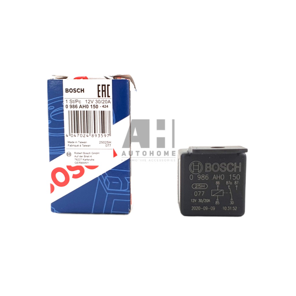 Bosch Relay 5ft Circuit Breaker 87A - 12V 30A AH0 150 | Shopee Philippines