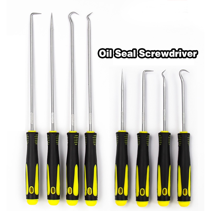 4PCS Oil Seal Screwdrivers Set O Ring Oil Seal Gasket Puller Remover ...