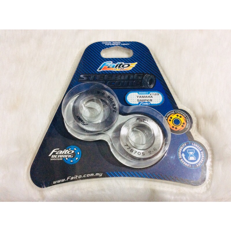 FAITO BALL RACE/STEERING CONE BEARING FOR SNIPER 150/mio/vega/x1 ...