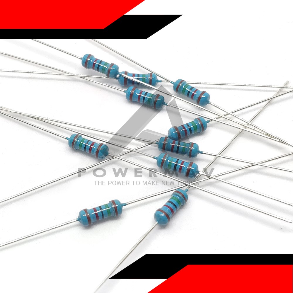 10pcs 15k ohms 5 band 1/4w Metal film resistor 1% ohm for pcb breadboard arduino uno mega nano ...