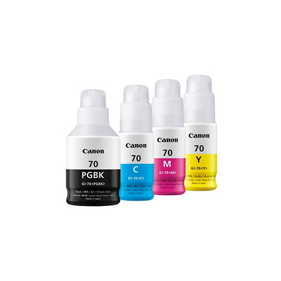 CANON 70 INK BOTTLE GI-70 (BLACK/CYAN/MAGENTA/YELLOW) | Shopee Philippines