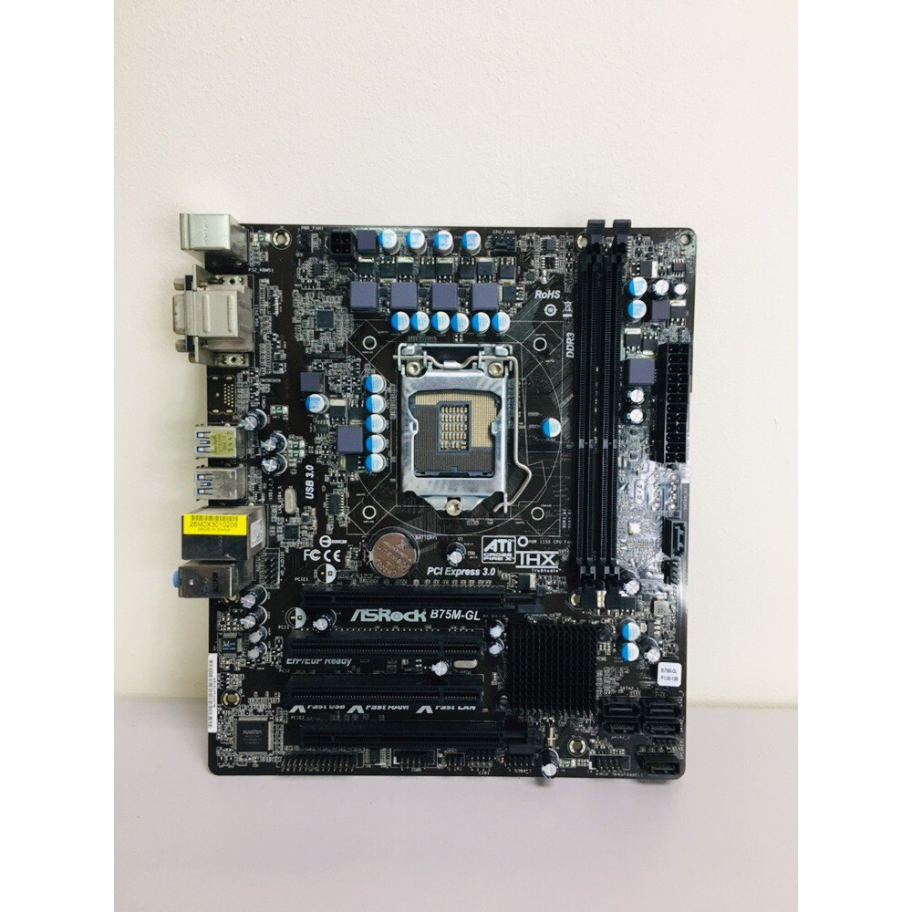 ASROCK B75M-GL Desktop 3RD GEN Motherboard B75 Socket LGA 1155 i3 i5 i7 ...
