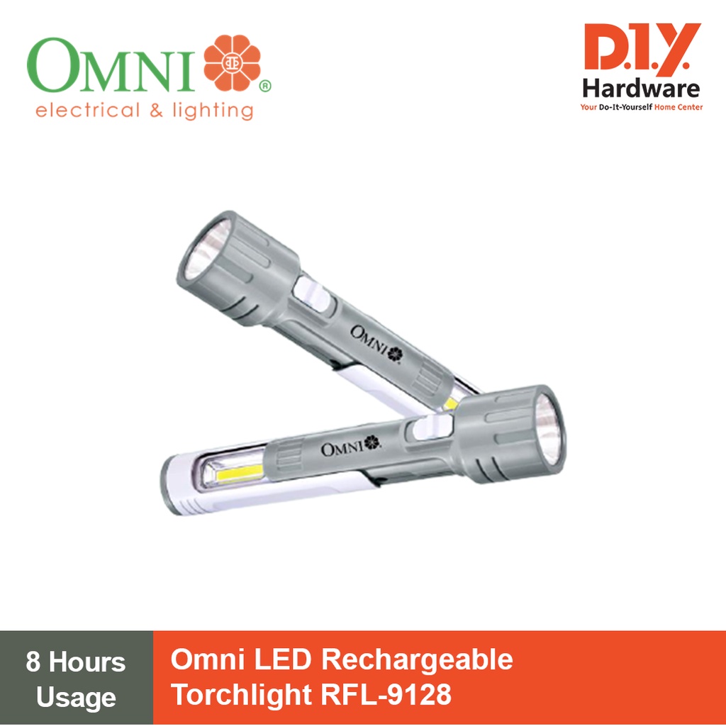 Omni LED Rechargeable Torchlight RFL-9128 | Shopee Philippines