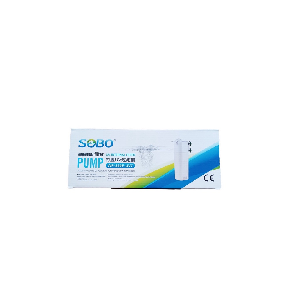 SOBO WP 290F UV7 Aquarium UV Internal Filter Pump (UV 7 W+ Pump ...