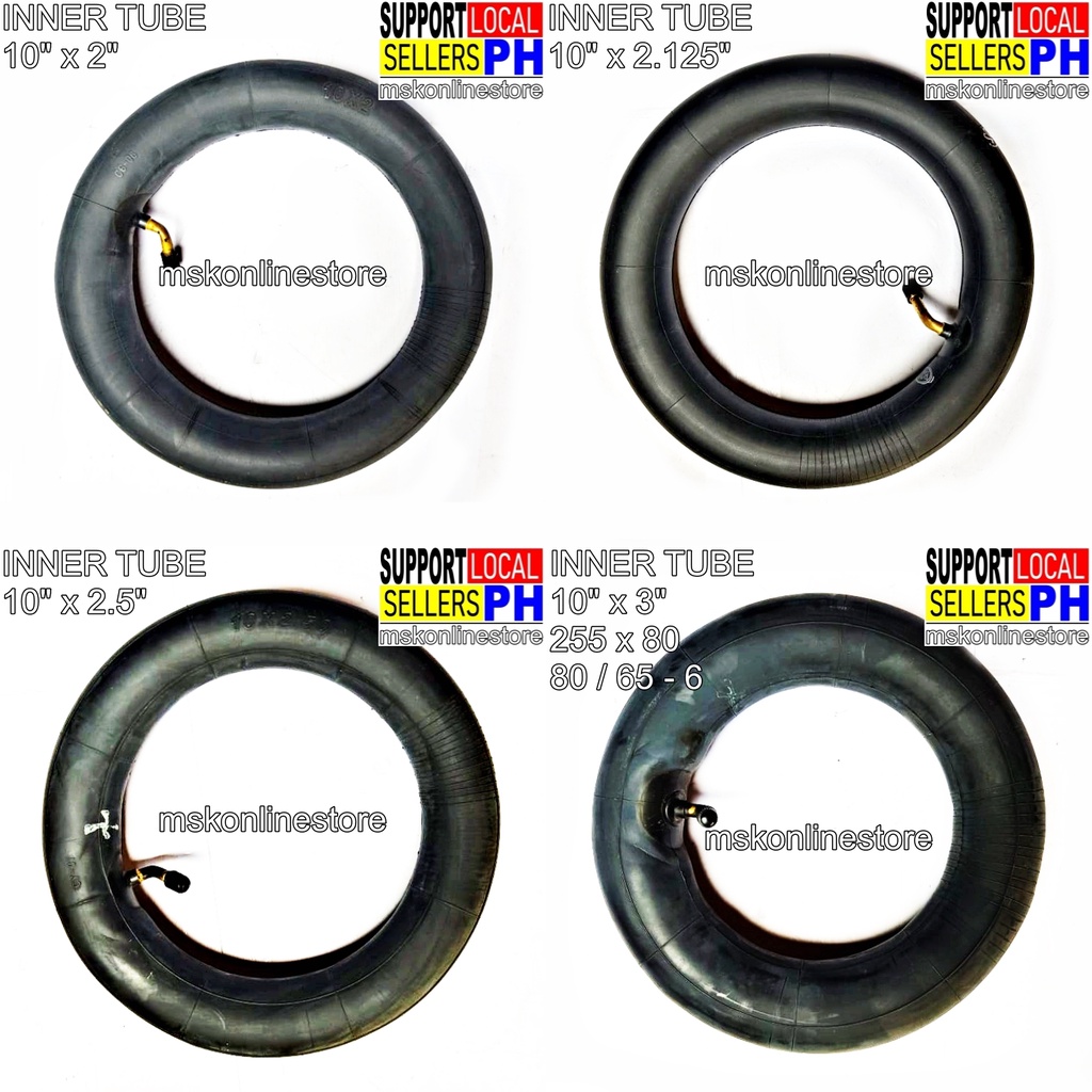 Electric Scooter Inner Tube Interior 10x2 10x2.125 10x2.5 10x3 Mober ...