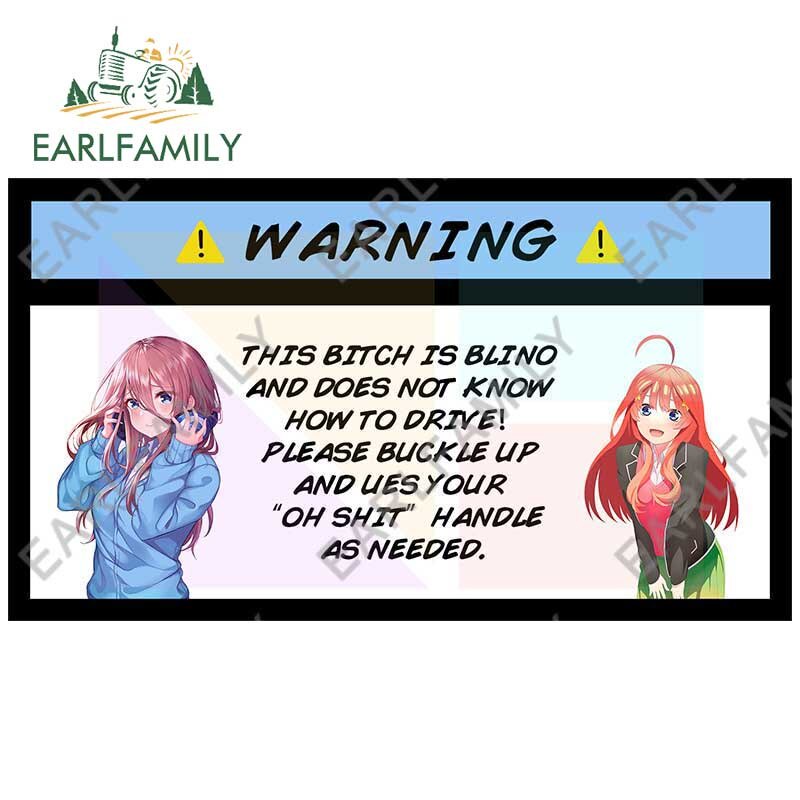 EARLFAMILY 13cm x 7.4cm for Miku Nakano Itsuki Nakano Funny Warning ... EARLFAMILY 13cm x 7.4cm for Miku Nakano Itsuki Nakano Funny Warning ...