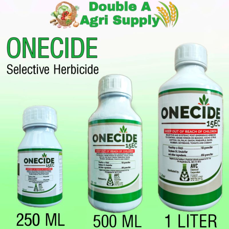 Onecide Selective Post Emergent Herbicide / Weed Killer | Shopee ...