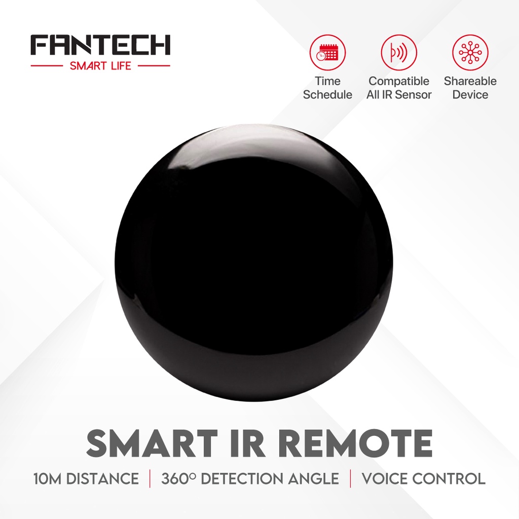 FANTECH SR01 SMART IR REMOTE 10M DISTANCE 360 DETECTION ANGLE VOICE ...