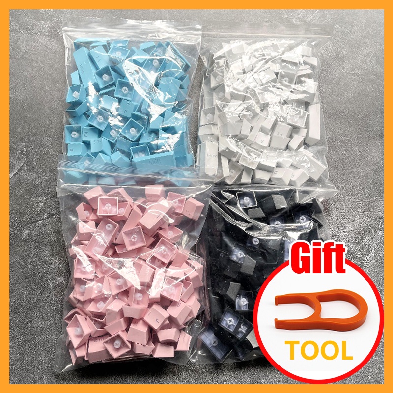 [keycap] 104/108-key Mechanical Keyboard keycap Transparent Cute Pink ...