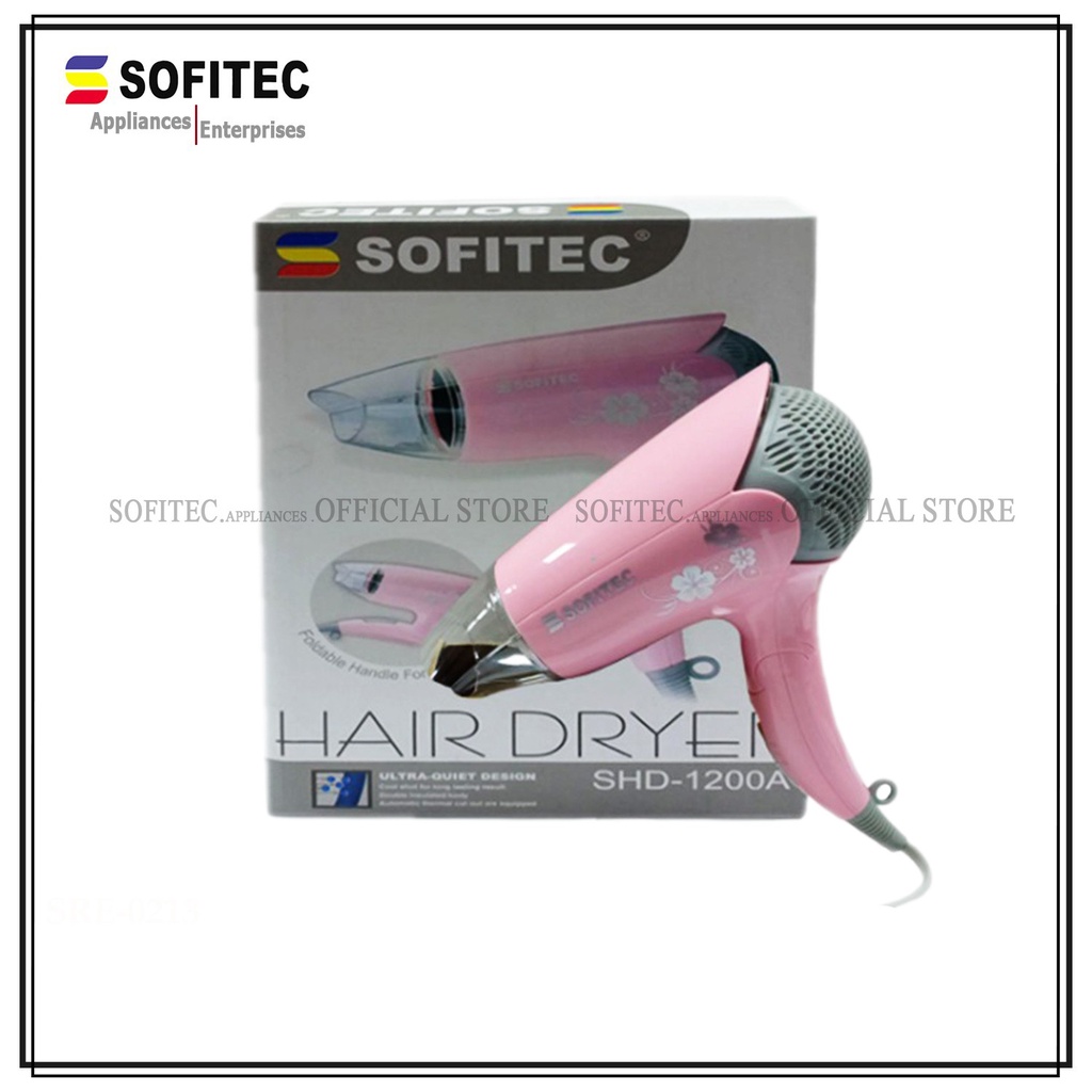 Sofitec Floral Foldable Hair Dry White Blower Pink Blower Air Nozzles ...