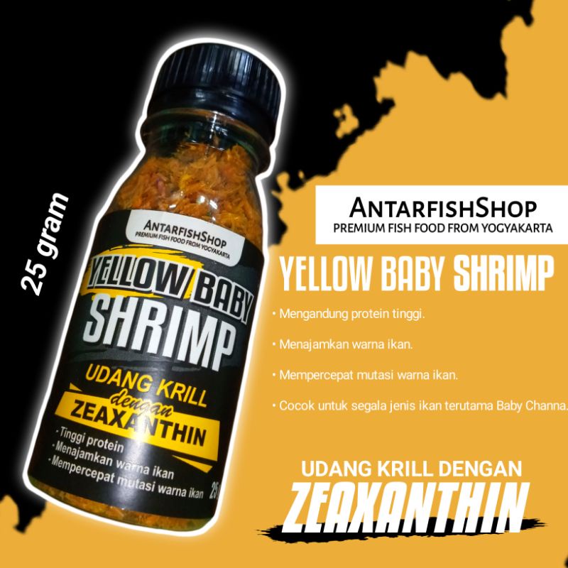 Channa Fish Feed/Yellow baby shrimp/mini shrimp/baby channa Fish Feed 6 ...
